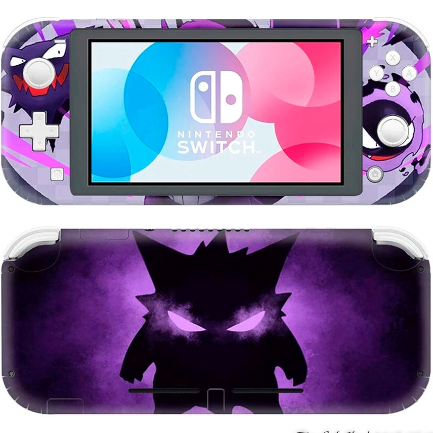 Skin decal dán Nintendo Switch Lite mẫu Pokemon Gengar (đã cắt sẵn, dễ ...