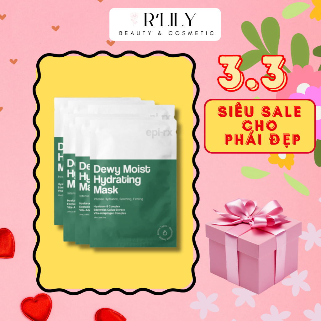 Mặt nạ Epi-Rx Dewy Moist Hydrating Mask Dưỡng Ẩm, Phục Hồi Da | Shopee ...