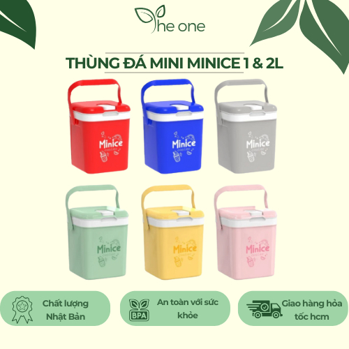 Thùng đá Minice 1-2-3L Duy Tân, bình đá giữ nhiệt 3-6 tiếng, có quai ...