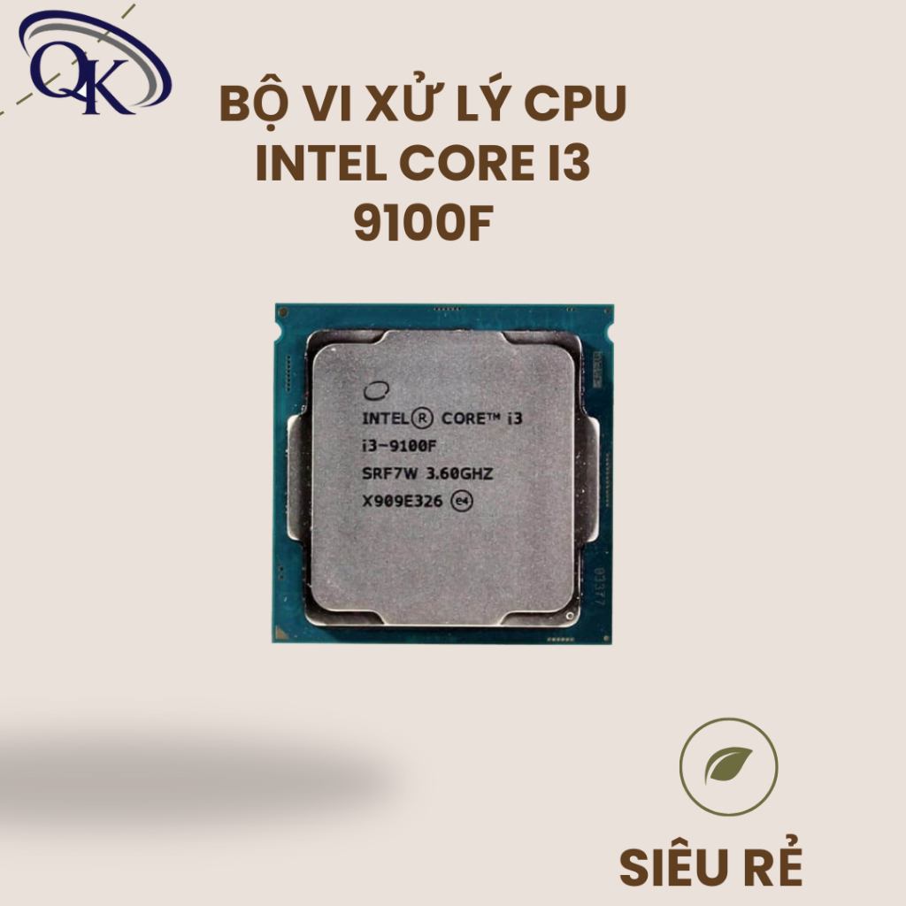 Bộ vi xử lý INTEL CORE i3 i5 9100F 9400F | Shopee Việt Nam