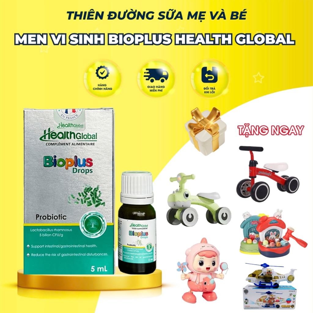 Men Vi Sinh Bioplus Health Global 5ML, Tăng Cường Lợi Khuẩn Đường Ruột ...