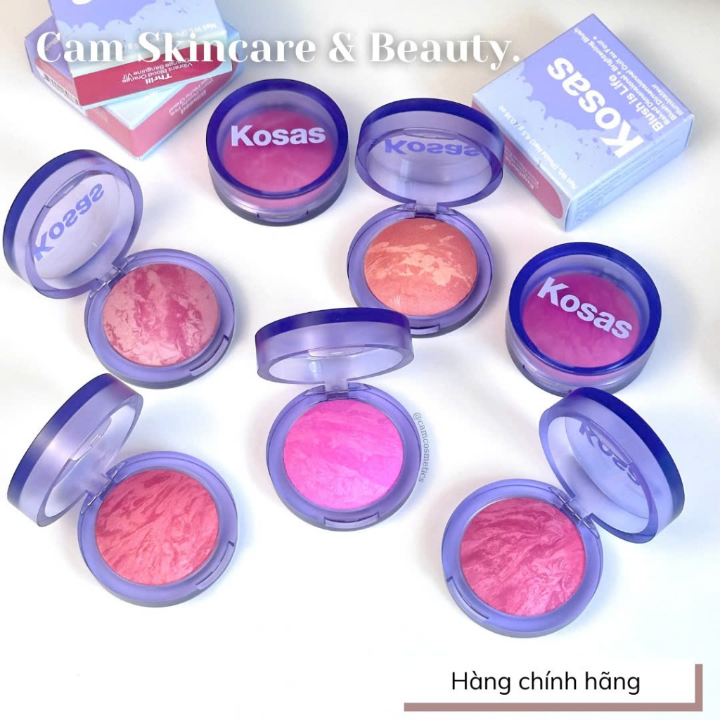 Má hồng Kosas Blush is Life Baked Talc-Free Dimensional + Brightening ...