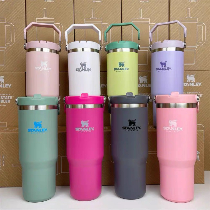 𝗦𝗧𝗔𝗡𝗟𝗘𝗬 𝟯𝟬𝗼𝘇 𝟴𝟴𝟬𝗺𝗹 | Bình giữ nhiệt Stanley 880ml có quai xách | Shopee Việt Nam