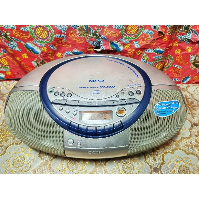 Đài cũ radio/cassette/đĩa SONY CFD-S35CP/máy dùng điện 220v | Shopee Việt Nam