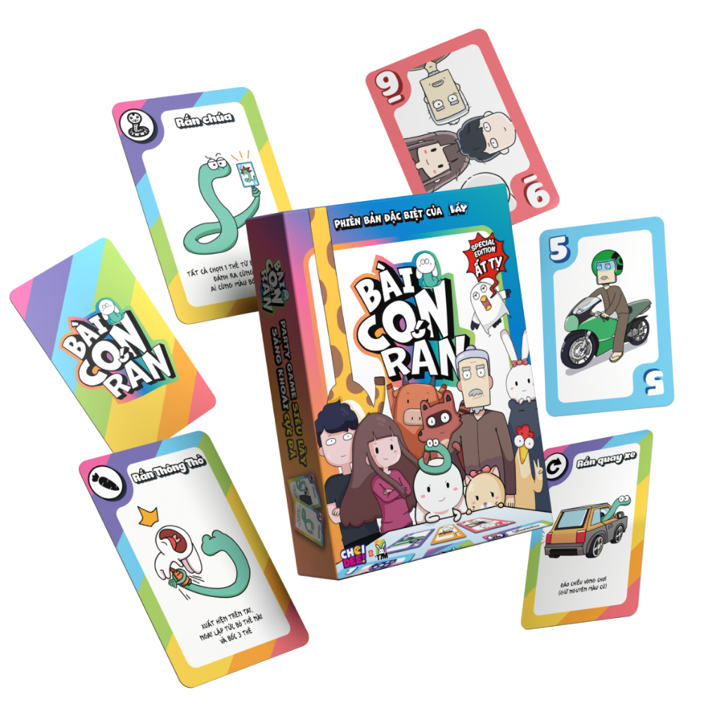 Bộ Bài Con Rắn - Phiên Bản Đặc Biệt ChoiDee x Thỏ Bảy Màu | Shopee Việt Nam
