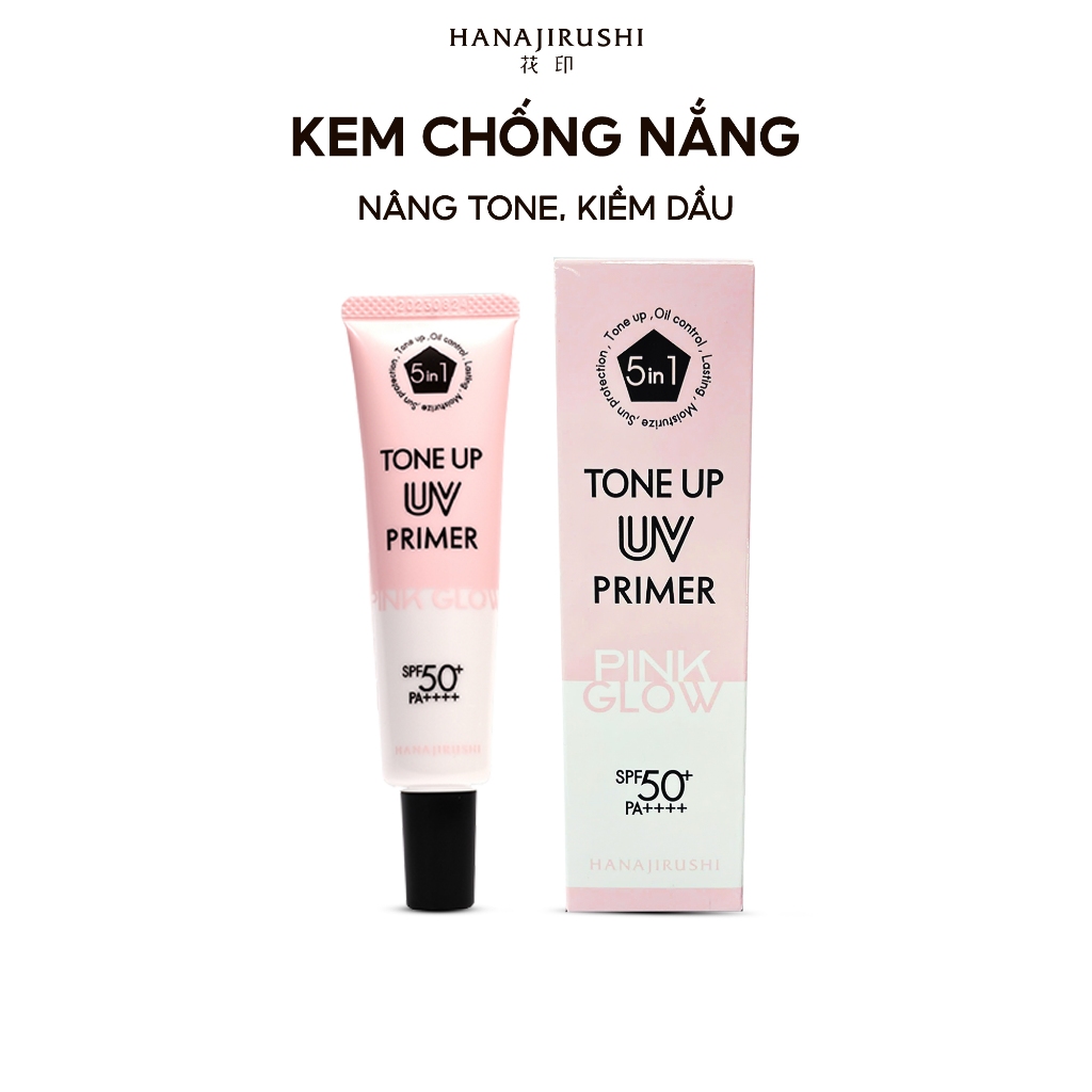 KEM CHỐNG NẮNG PRIMER PINK GLOW KIỀM DẦU, NÂNG TONE HỒNG RẠNG RỠ ...