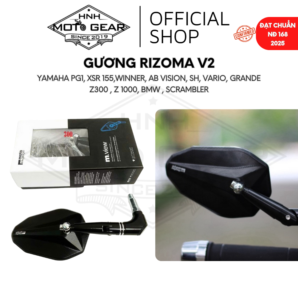 Gương M.View V2 H2C V2 PG1, XSR ,Winner, AB Vision, SH, Vario, Grande ...