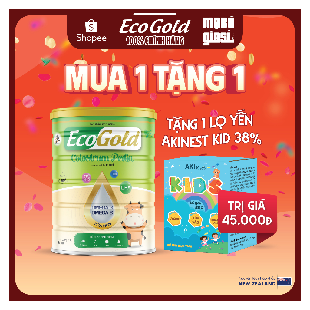 MUA 1 TẶNG 1 - ECOGOLD COLOSTRUM PEDIA - DÀNH CHO TRẺ TỪ 1 - 10 TUỔI ...