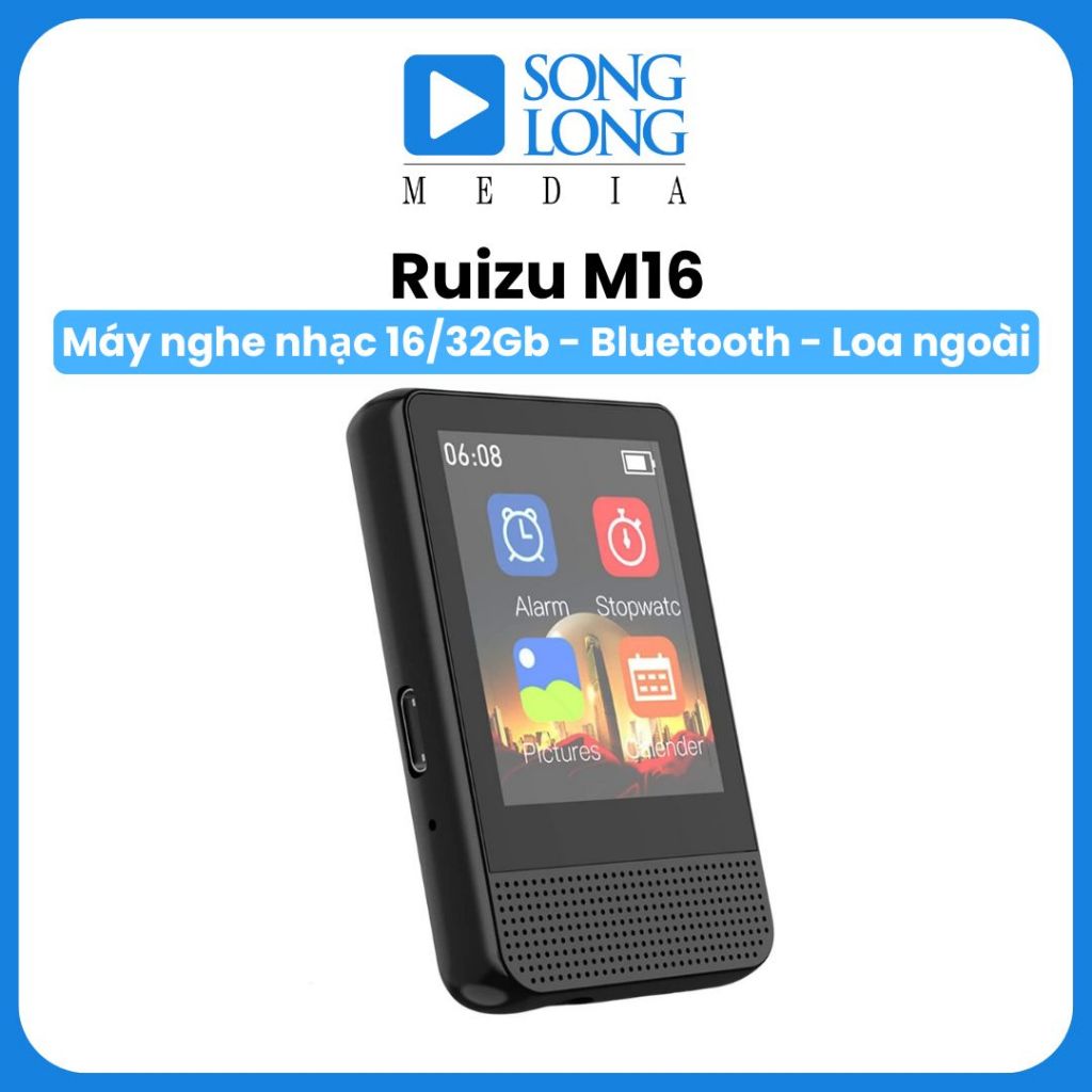 Máy nghe nhạc MP3 MP4 Bluetooth RUIZU M16 32GB - Chính hãng phân phối ...