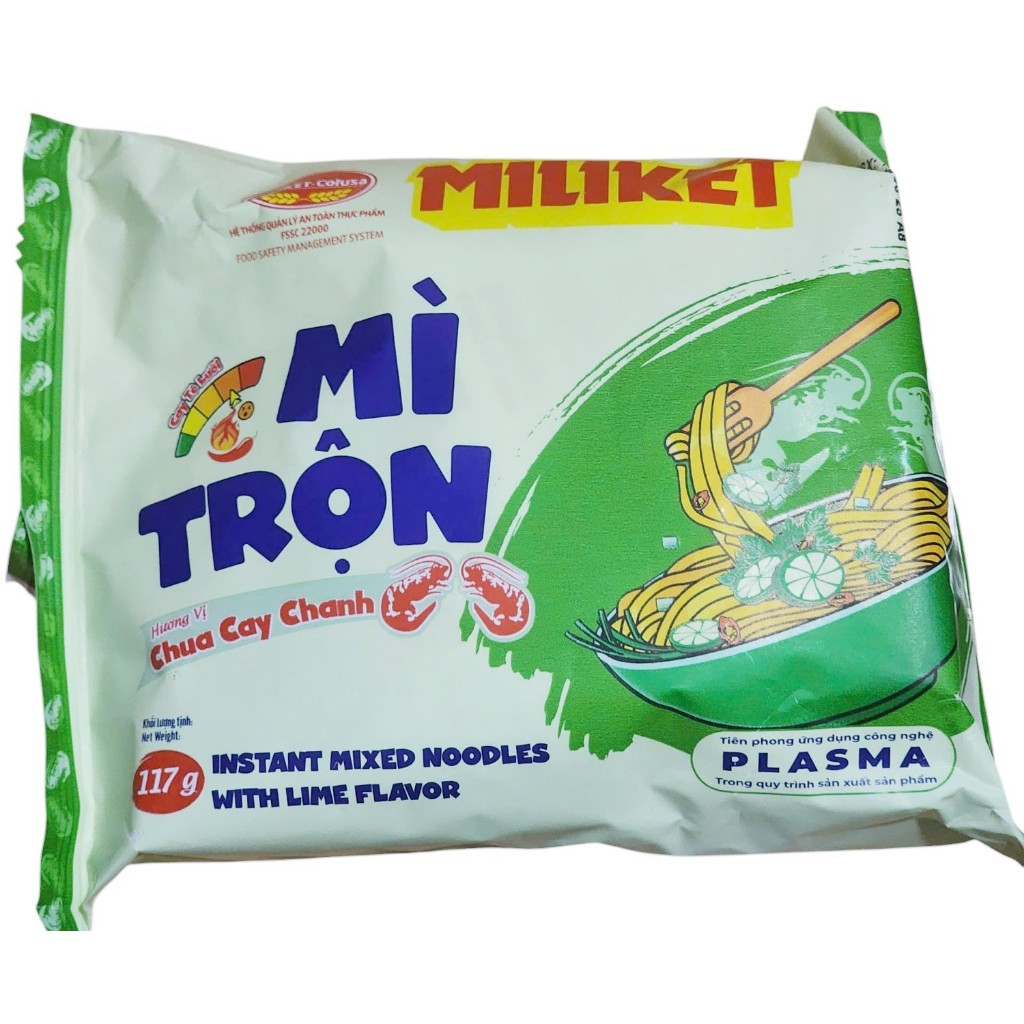 Mì trộn MILIKET trộn vị Chua cay chanh, Cà ri | Shopee Việt Nam