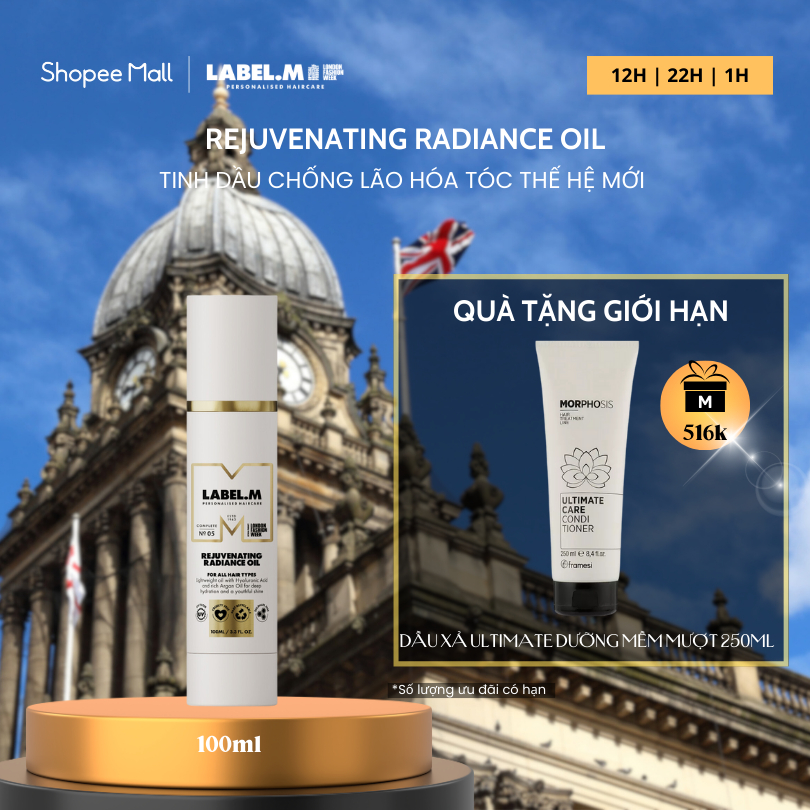 Tinh Dầu Dưỡng Trẻ Hóa Cao Cấp LABEL.M REJUVENATING RADIANCE OIL 100ML ...