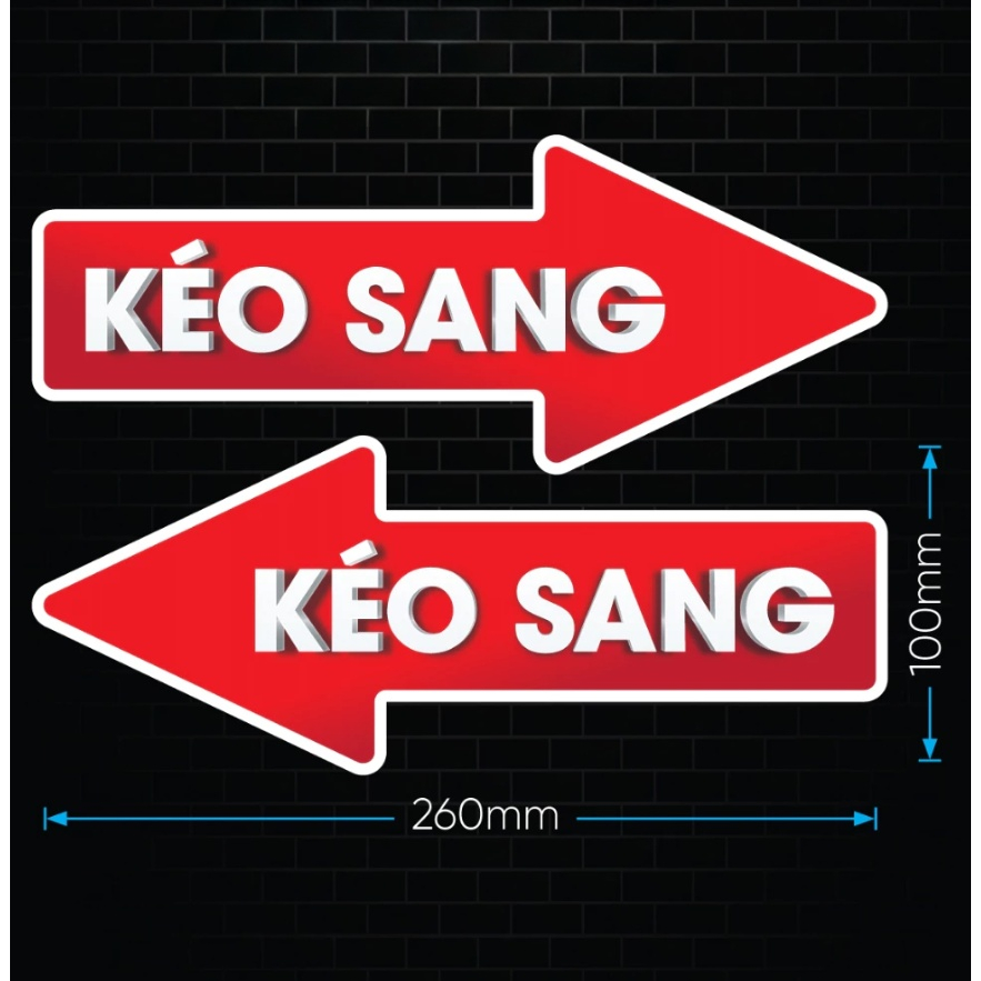 Tổng hợp Decal Sticker Dán Cửa Kính Kéo, Cửa Ngang, Mũi Tên, Biển Chữ ...