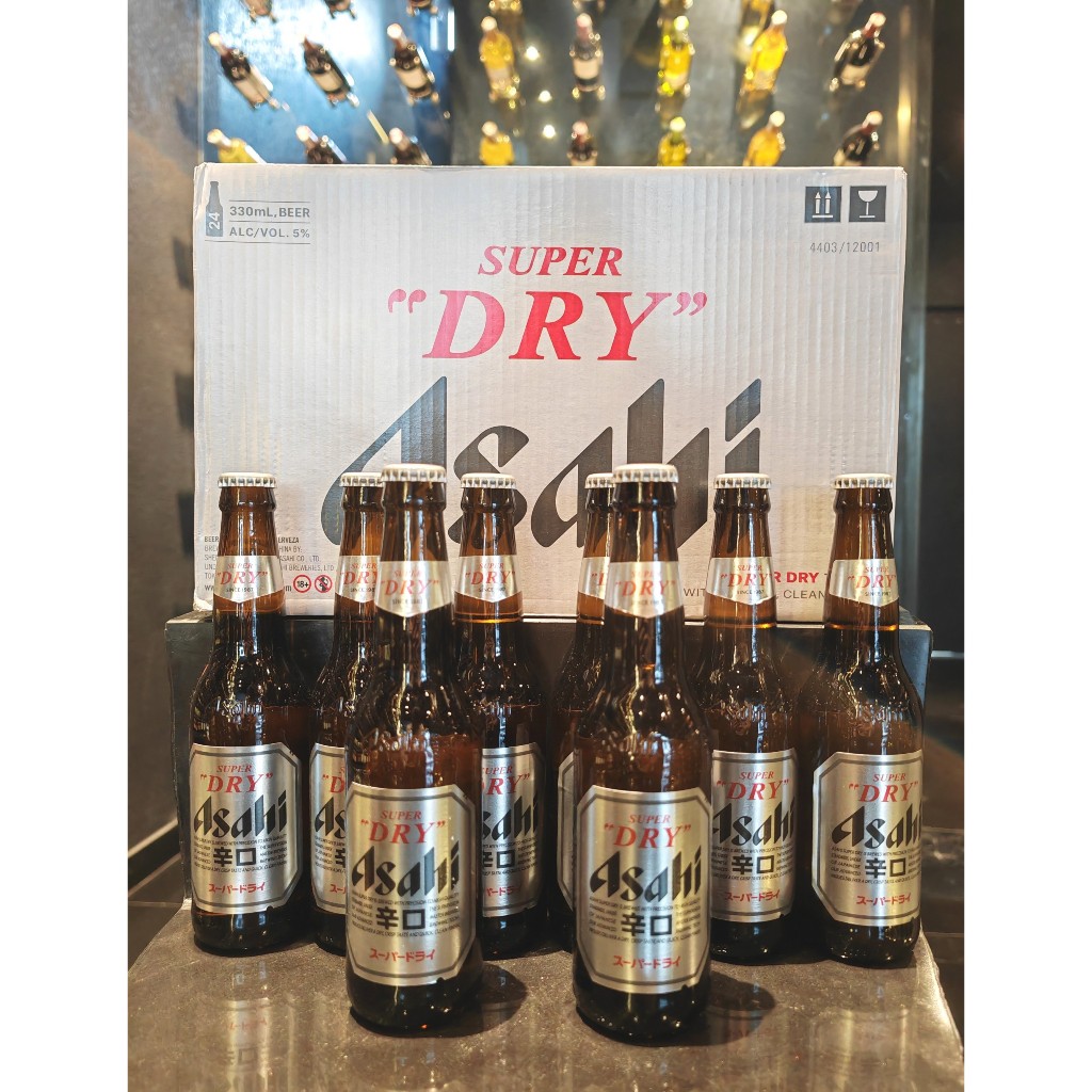 Thùng 24 chai bia Nhật Bản Asahi nhập khẩu chính hãng - dung tích 330 ml | Shopee Việt Nam