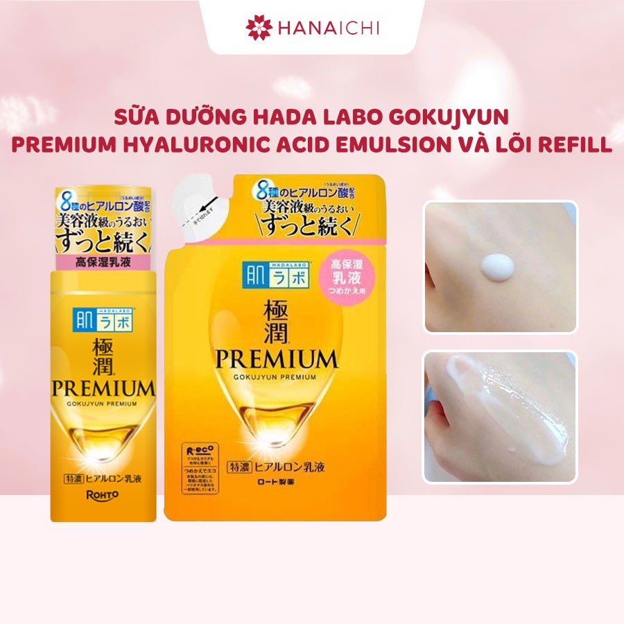 Sữa dưỡng ẩm Hada Labo Gokujyun Premium Hyaluronic Acid Emulsion 140ml ...