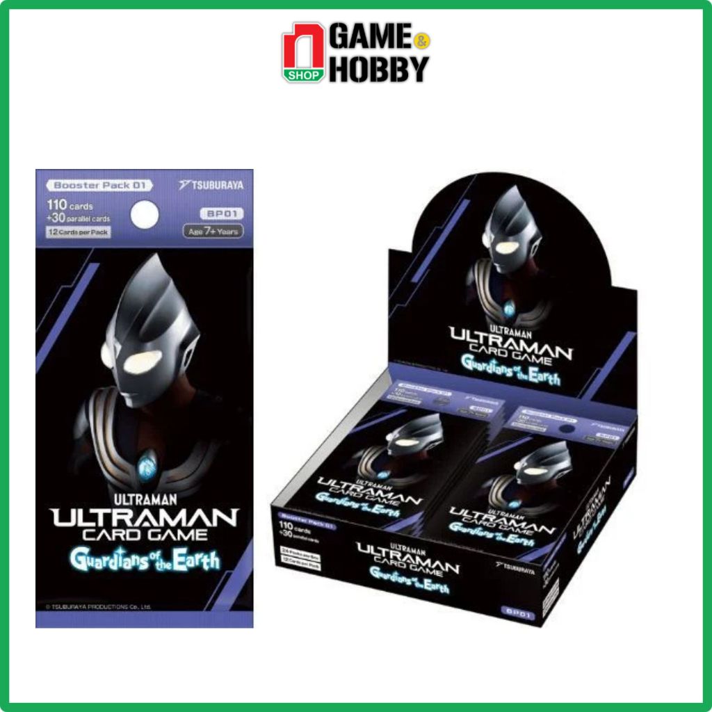 Ultraman Card Game Booster Pack Guardians Of The Earth BP01 Chính hãng Tsuburaya | Shopee Việt Nam
