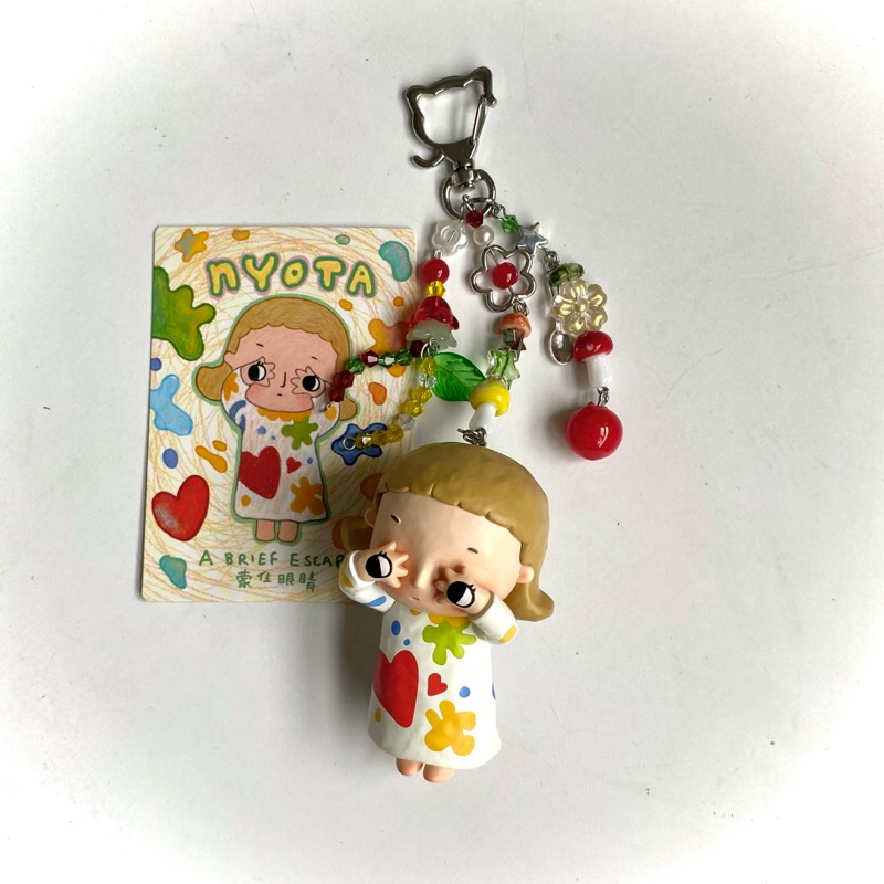 Móc khoá/keychain Nyota, Cry Baby, Dimoo Pop Mart chính hãng handmade ...