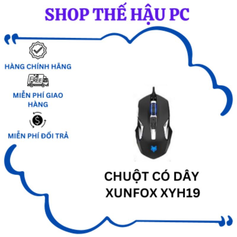 Chuột gaming XUNFOX XYH19 hàng new bảo hành 12 tháng. | Shopee Việt Nam