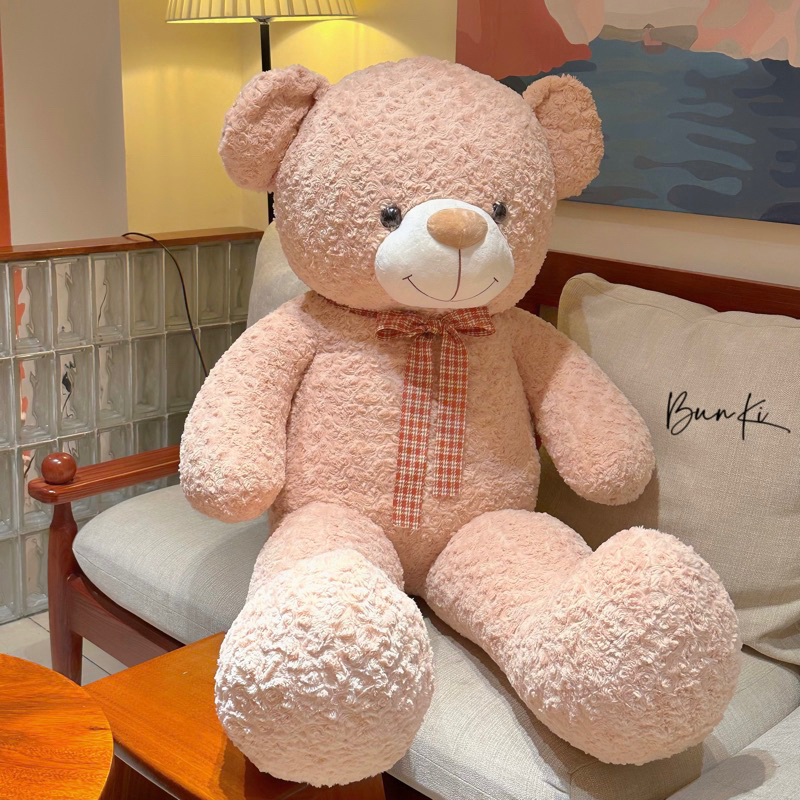 GẤU BÔNG TEDDY FORGET ME NOT 1M2 NÂU CAM CAO CẤP BUNKI | Shopee Việt Nam