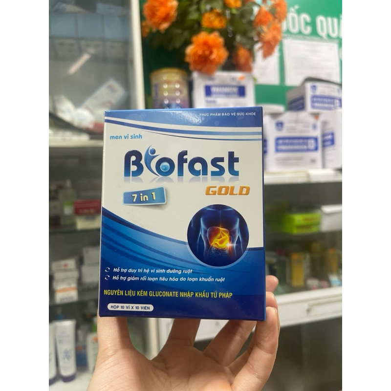 Men vi sinh Biofast hộp 100v hỗ trợ ổn định hệ vi sinh đường ruột ...