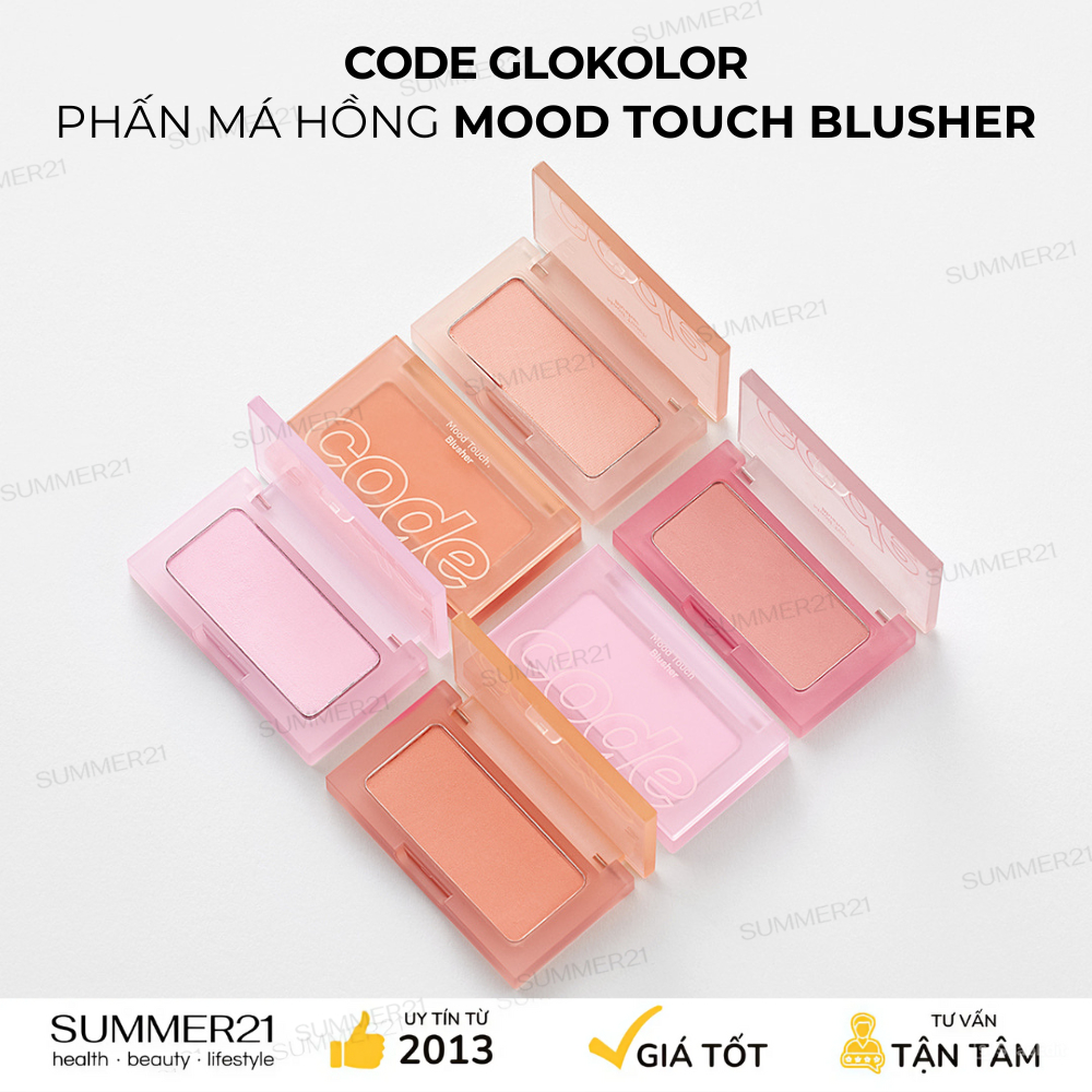 Má hồng CODE GLOKOLOR MOOD TOUCH BLUSHER | Shopee Việt Nam