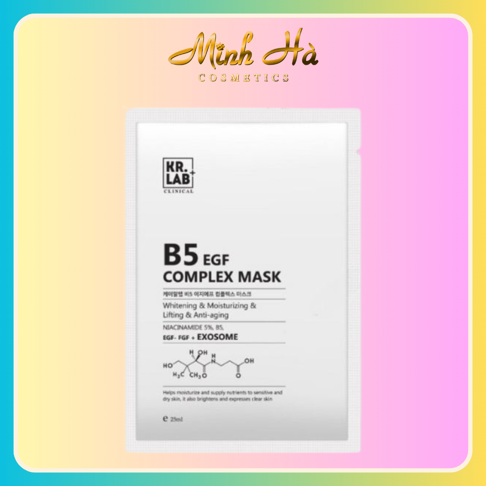 Mặt nạ Kr.Lab+ B5 EGF Complex Mask 25ml cấp ẩm phục hồi da | Shopee ...