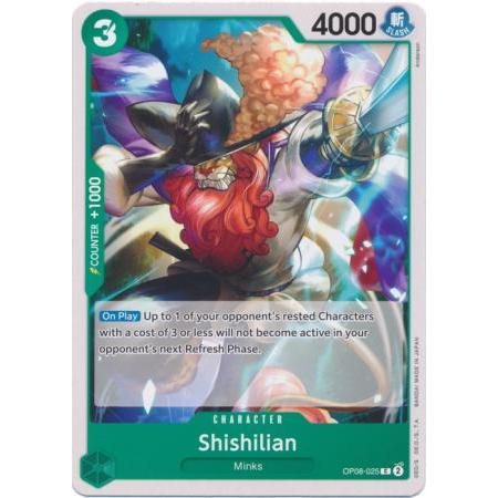 Thẻ bài one piece Shishilian - OP08-025 - Common – chính hãng bandai ...