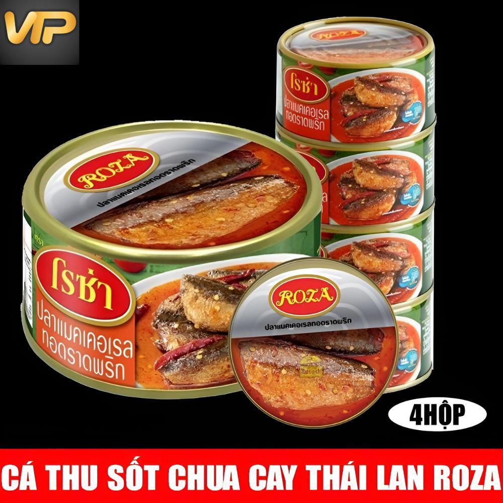 Cá Thu Chiên Sốt Tương Ớt Roza 150g (4 hộp/lốc) | Shopee Việt Nam