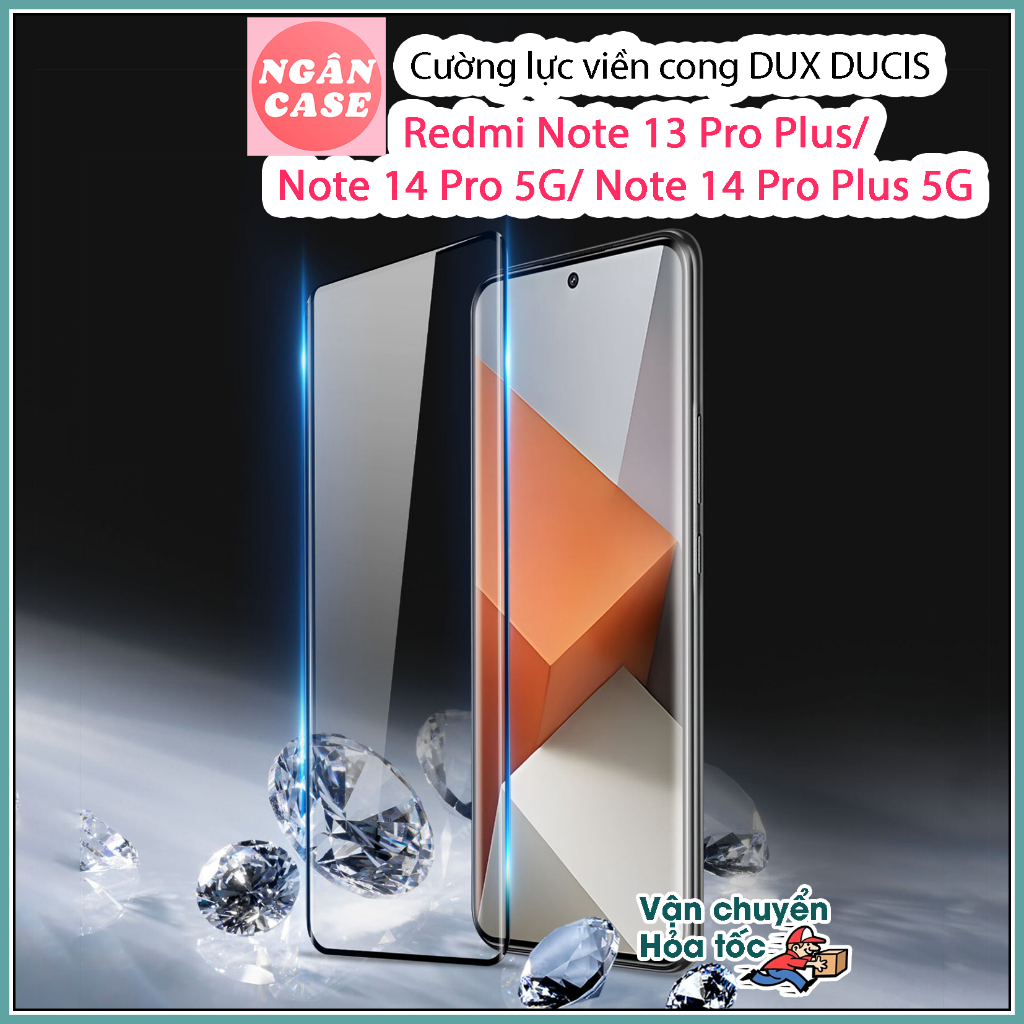 Cường lực viền cong Curved Full màn hình DUX DUCIS Redmi Note 13 Pro ...