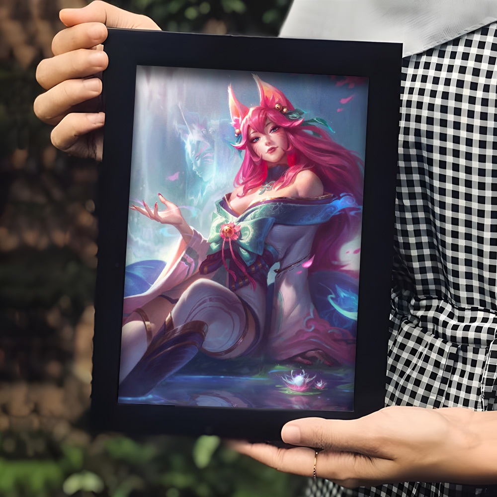 Khung Ảnh Để Bàn Ahri Liên Mình Huyền Thoại, Decor Phòng Game, Decor ...