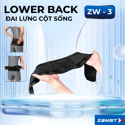 Thắt lưng, đai lưng cột sống ZAMST Chính hãng ZW - 3 | Shopee Việt Nam