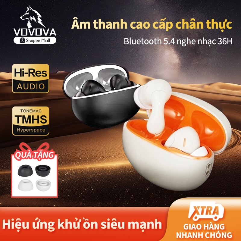 VOVOVA Tai nghe Bluetooth Thể Thao - Pin 36h, Giảm Ồn, Chơi Game Không ...