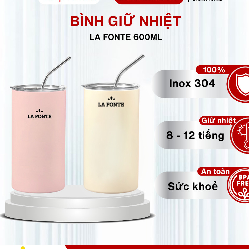 Bình Giữ Nhiệt 600ml La Fonte | Shopee Việt Nam