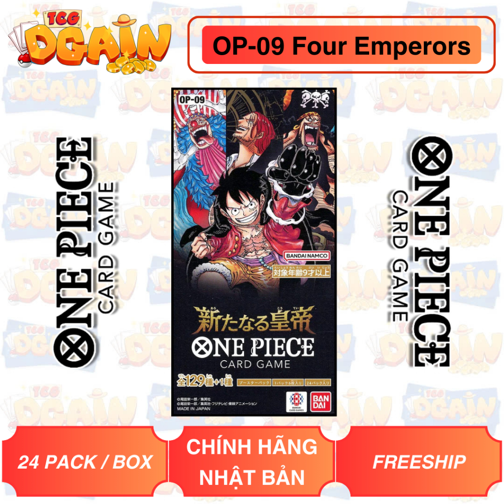 [ Chính hãng Bandai ] Box Thẻ Bài One Piece OP-09 | Shopee Việt Nam