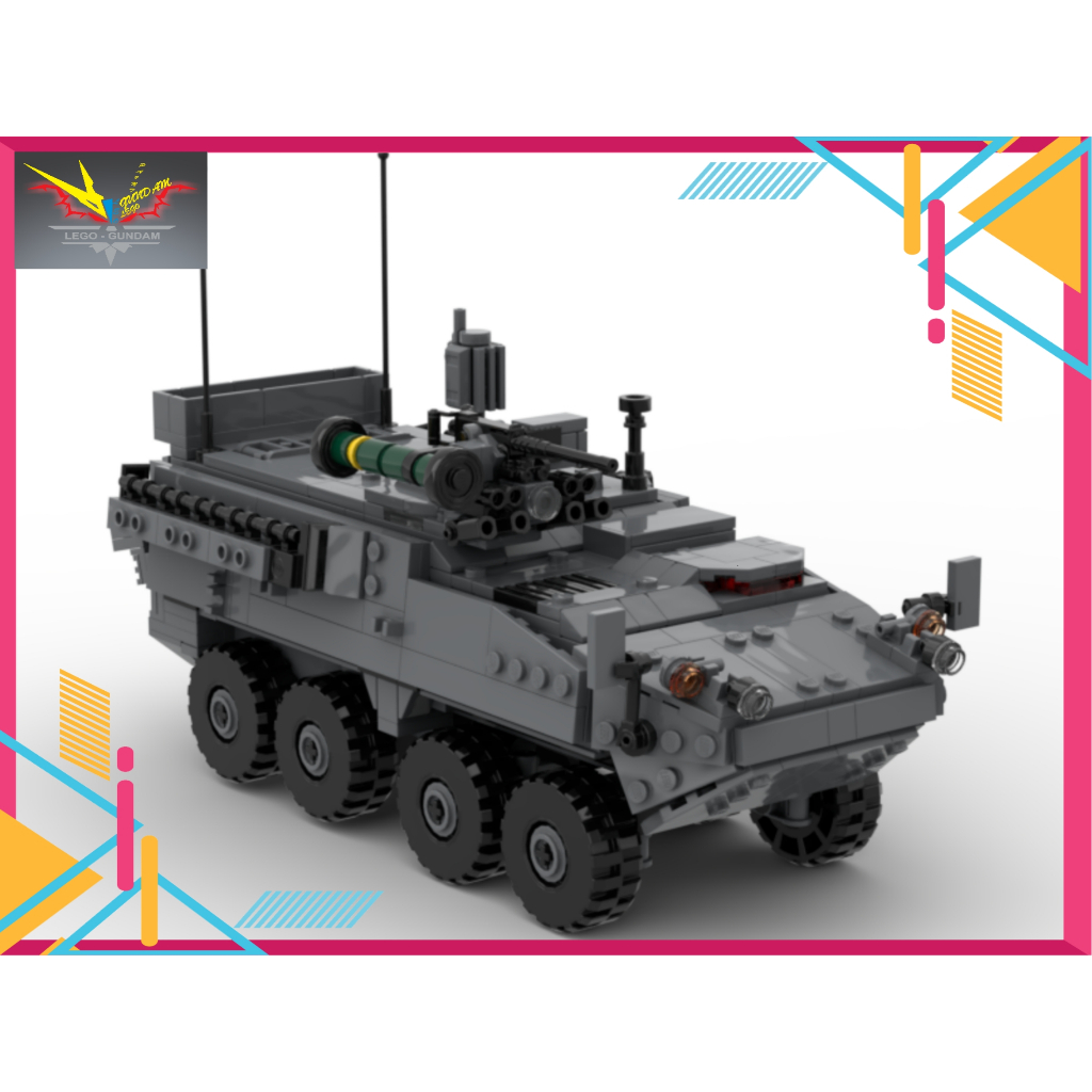 Đồ Chơi Lắp Ráp Moc Army M1126 Stryker Bản Xám | Shopee Việt Nam