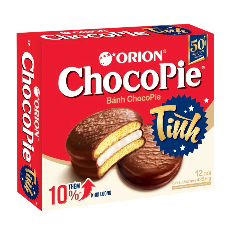 BÁNH ORION CHOCOPIE HỘP 435,6G (12 CÁI)/ CHOCO-PIE | Shopee Việt Nam