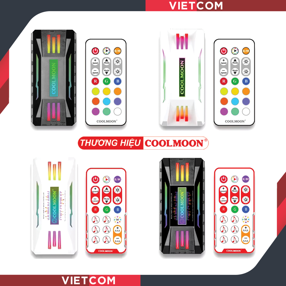 HUB ARGB | Bộ Hub / Remote Coolmoon PA1 (PWM + ARGB) - Hỗ trợ điều tốc ...
