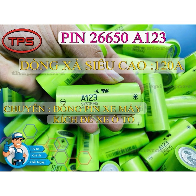 pin 26650 A123 nội trở 9-10 | Shopee Việt Nam