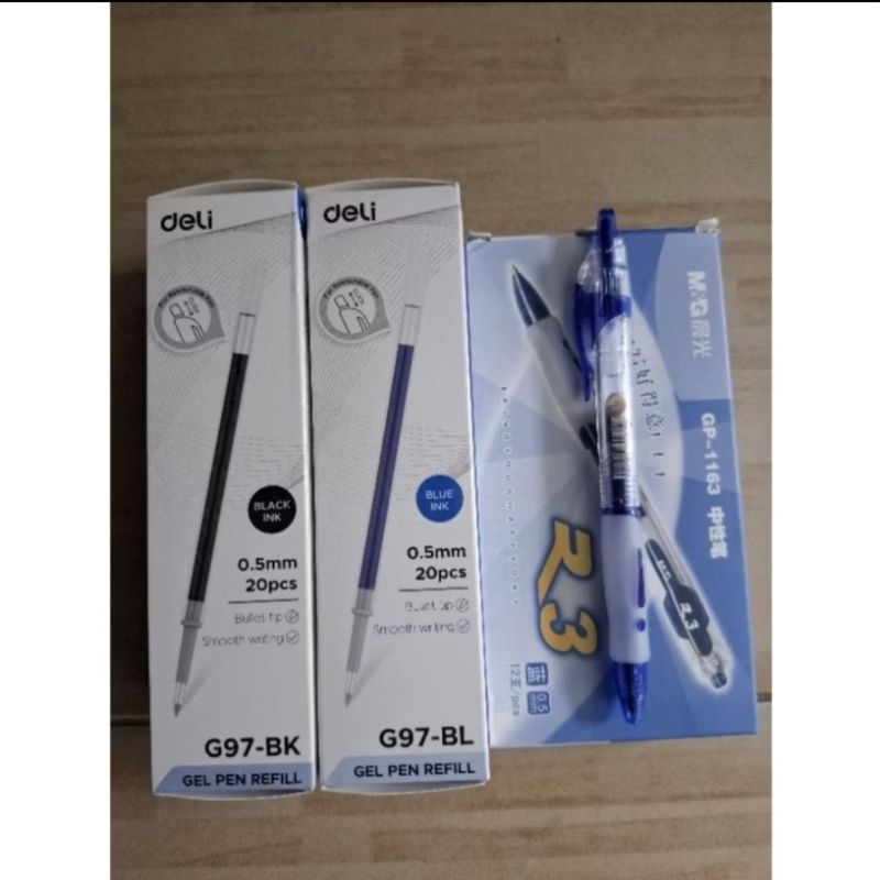 [GIÁ ƯU ĐÃI] hộp 20 ngòi bút nước deli G97 ,thay được cho bút M&G,Deli,Baoke.. | Shopee Việt Nam