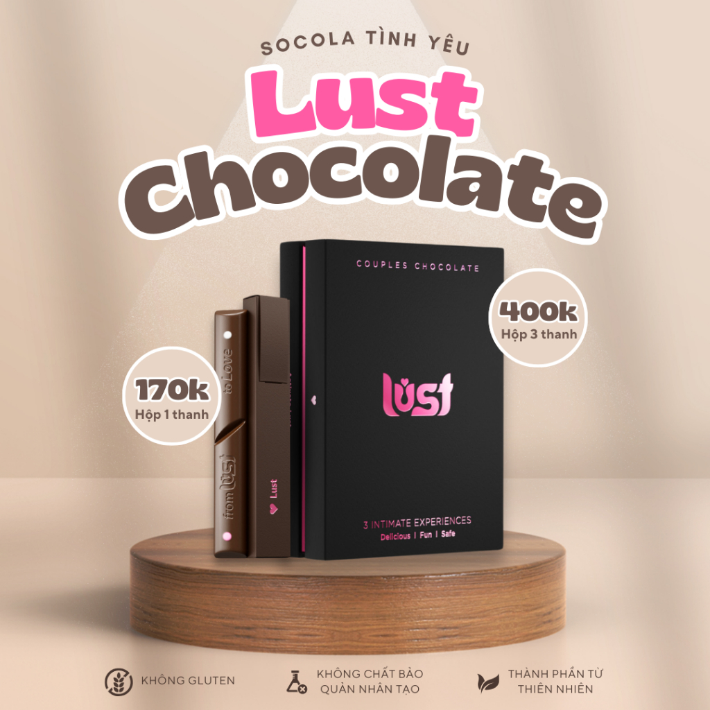 [ HỎA TỐC HN ] Lust Chocolate lẻ 1 thanh Socola Tình Yêu - Hàng Chính ...