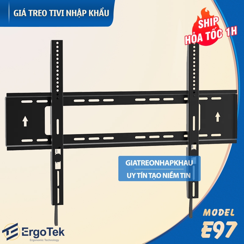 Giá Treo Tivi Sát Tường ErgoTek E97 65 - 110 Inch - Khung Treo Tivi Cố Định Siêu Mỏng Chuyên ...