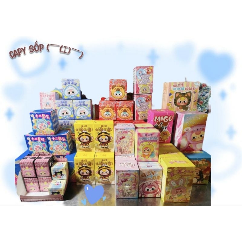 [Baby Three] Blind box chưa khui tổng hợp các ver Baby Three [Seal mới ...