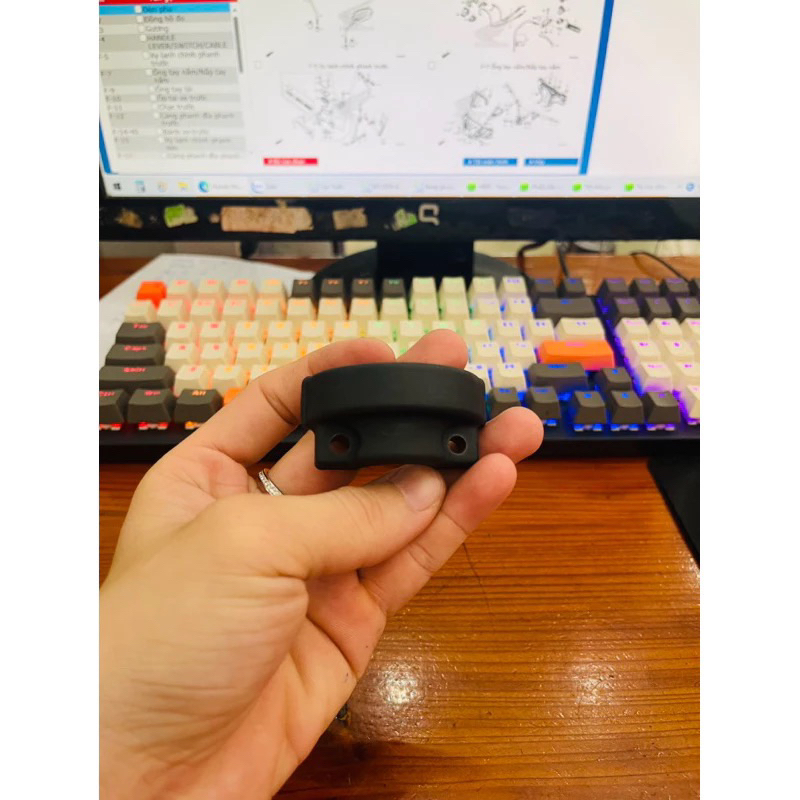 Cụm Giữ tay ga dưới HonDa Future , Wave ( 53168 - 166 - 000 ) | Shopee ...