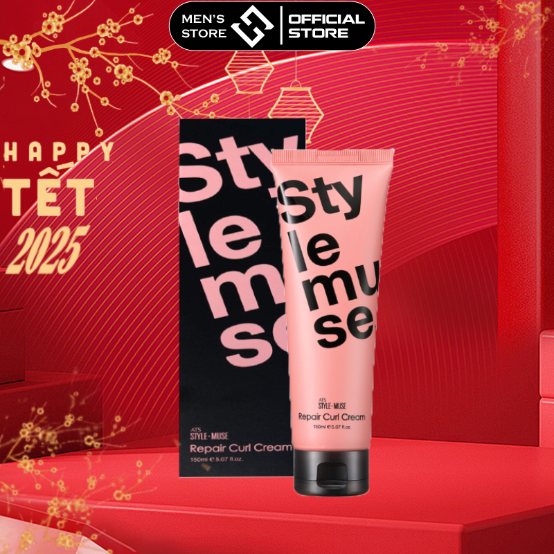 Kem tạo kiểu tóc xoăn Create - ATS Stylemuse Repair Curl Cream - 150ml - tạo kiểu xoăn bóng ...