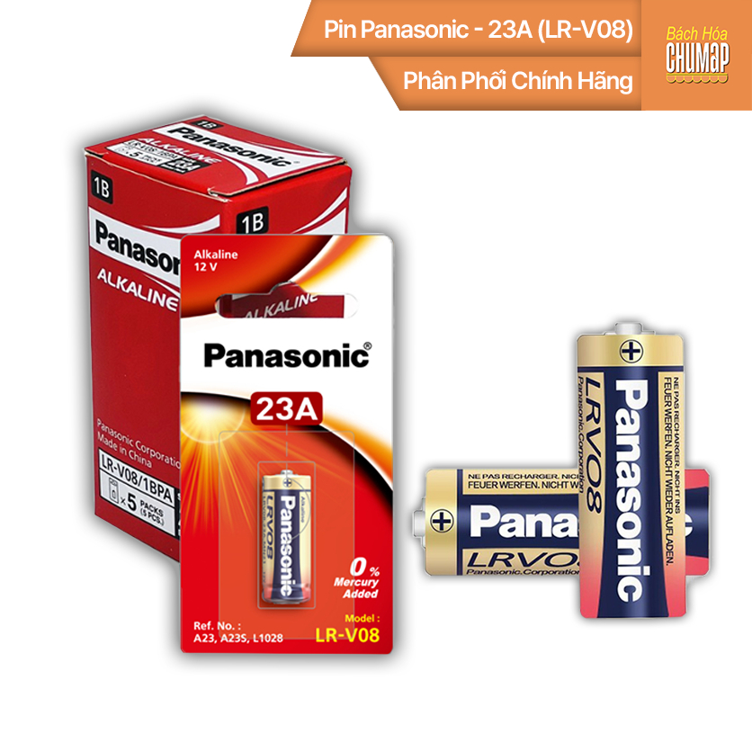 Pin Panasonic 23A (LR V-08 / 1BPA / A23) Alkaline - Chính Hãng | Shopee Việt Nam