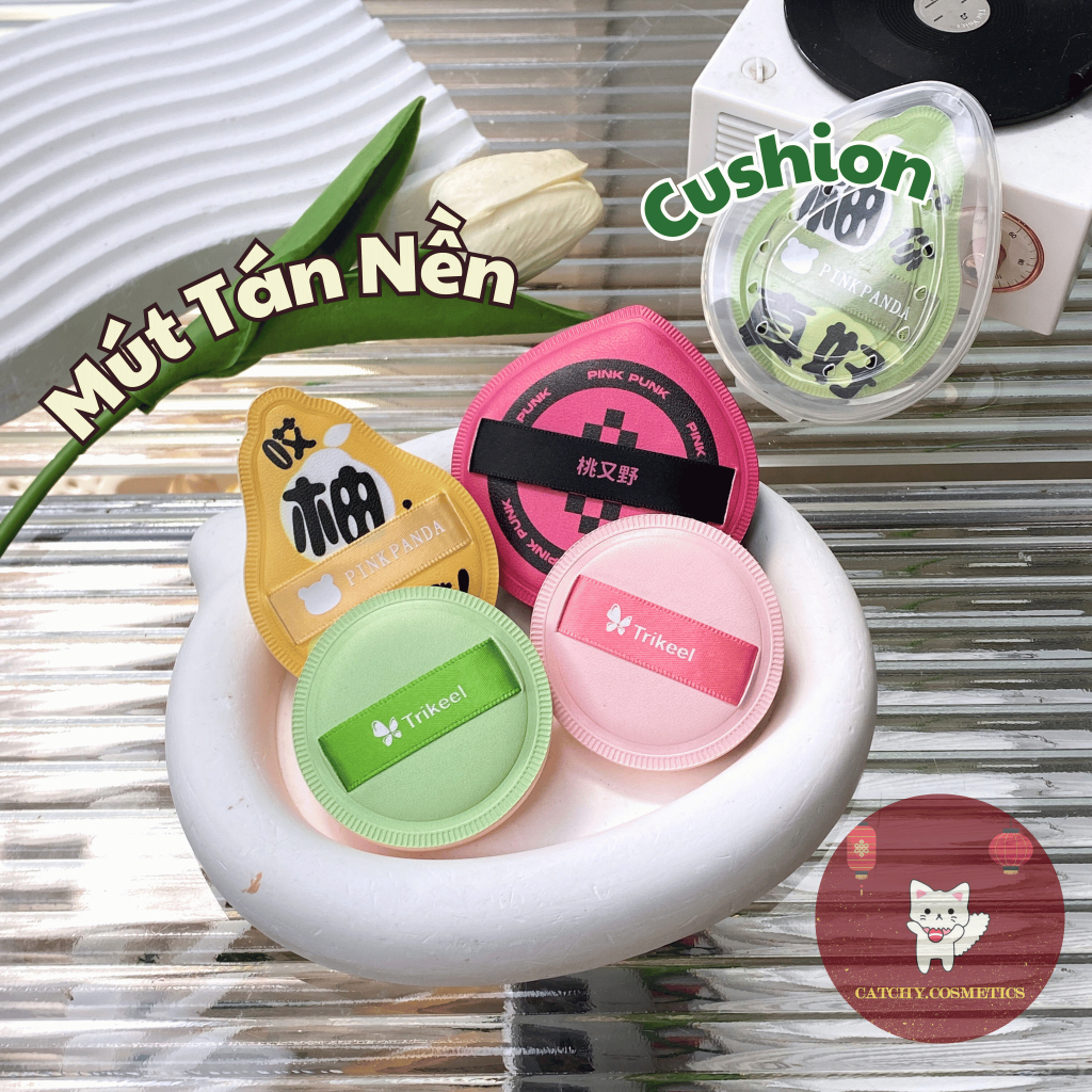 (Màu Ngẫu Nhiên) Bông Mút Tán Nền, Mút Trang Điểm Đánh nền, Hỗ trợ Tán ...