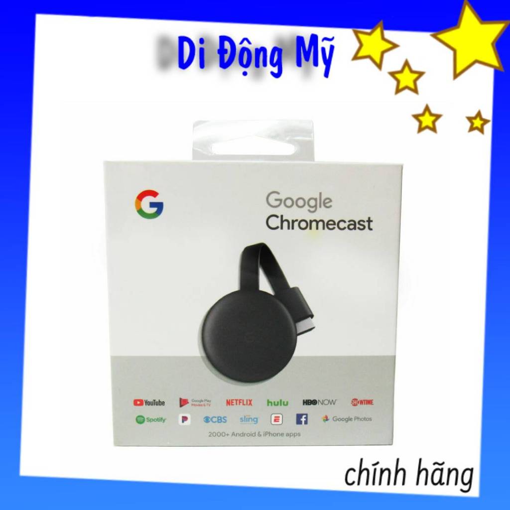 Google Chromecast Gen 3 - Thiết bị trình chiếu TV Máy chiếu thế hệ thứ ...