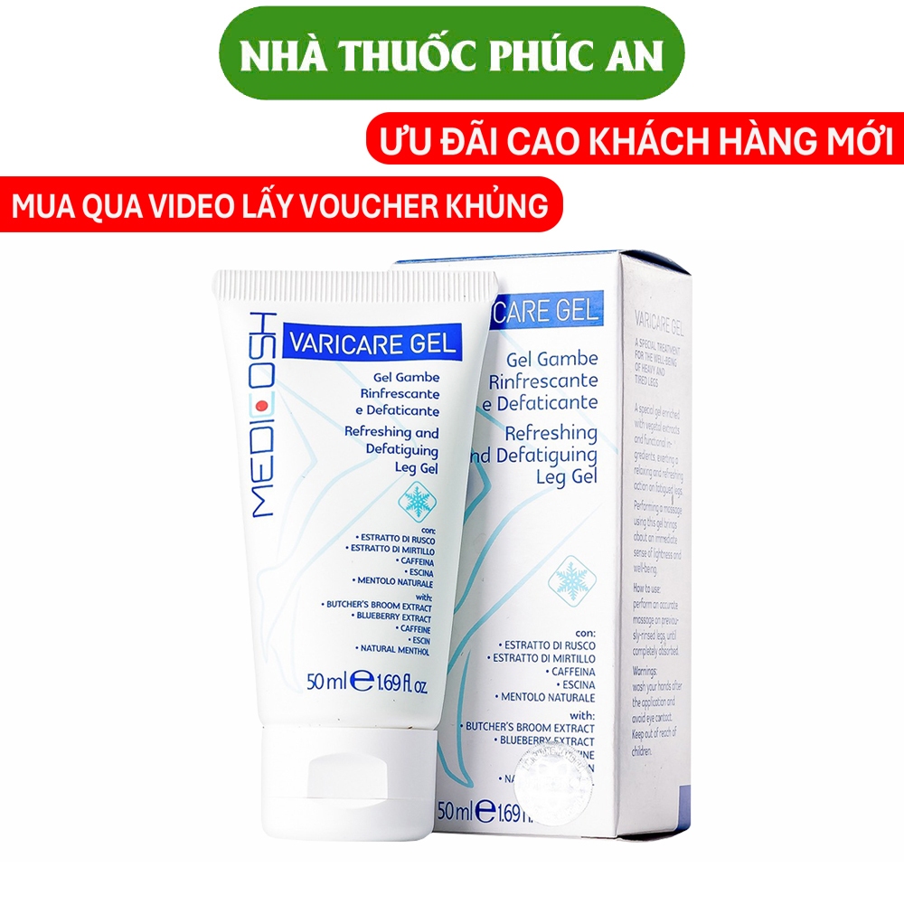 Kem hỗ trợ giãn tĩnh mạch Medicosh Varicare Ý 100ml | Shopee Việt Nam