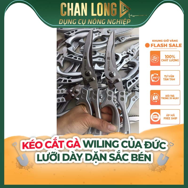 Kéo Cắt Gà Wiling Của Đức Lưỡi Dày Dặn Sắc Bén | CHANLONG | Shopee Việt Nam