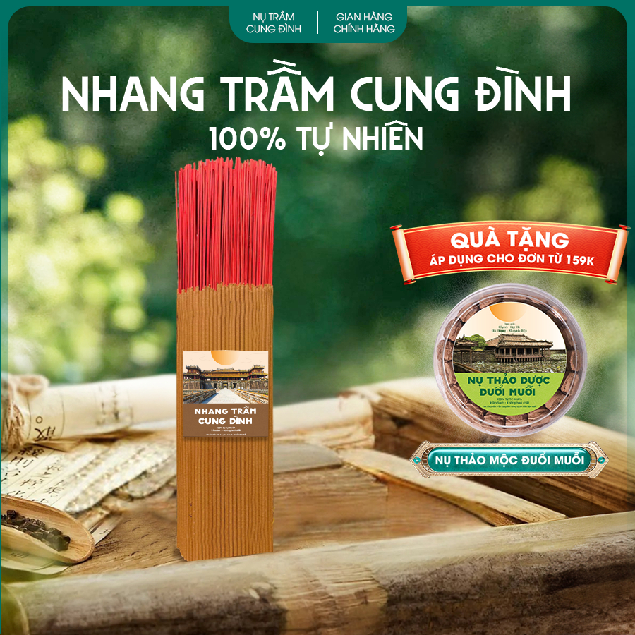 Nhang Trầm Hương Cung Đình,NHANG SẠCH,Bó 1000 que nhang Chân Đỏ, Nhang ...
