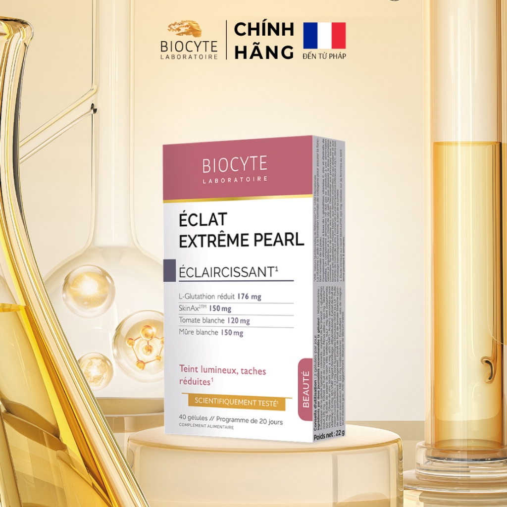 B01 Viên uống giảm nám, trắng da, chống nắng BOC Éclat Extrême Pearl ...